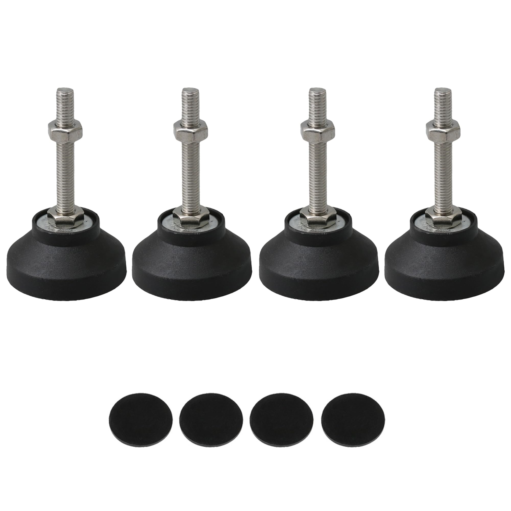 CNBTR Adjustable Furniture Glides 50mm Dia Table Desk Leveling Foot Leg ...