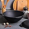 Kazan Uzbek Cast Iron Kazan for Plov Making Cookware Insulated Double ...