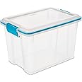 Amazon.com - Sterilite 20 Qt Gasket Box, Stackable Storage Bin with Latching Lid and Tight Seal ...