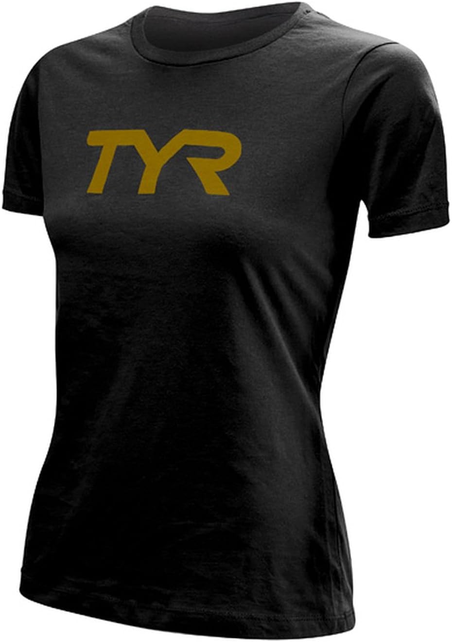 Amazon.com: TYR Team Graphic Tee Female Black/Gold Large: Clothing