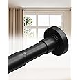 Amazon.com: ALLZONE Tension Curtain Rods for Windows 66 to 120 Inch ...