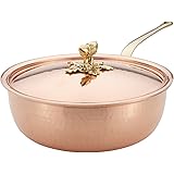Amazon.com: Ruffoni Historia Decor 4 Quart Copper Brazier Pot with Lid ...