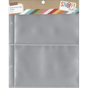 Simple Stories Snap Pocket Pages for Binders, Multi-Colour, 0.63 x 19. ...