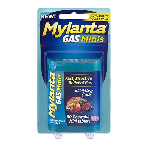 Mylanta Gas Mini Chewable Tablets, Assorted Fruit 50 Count (6 Pack) in ...