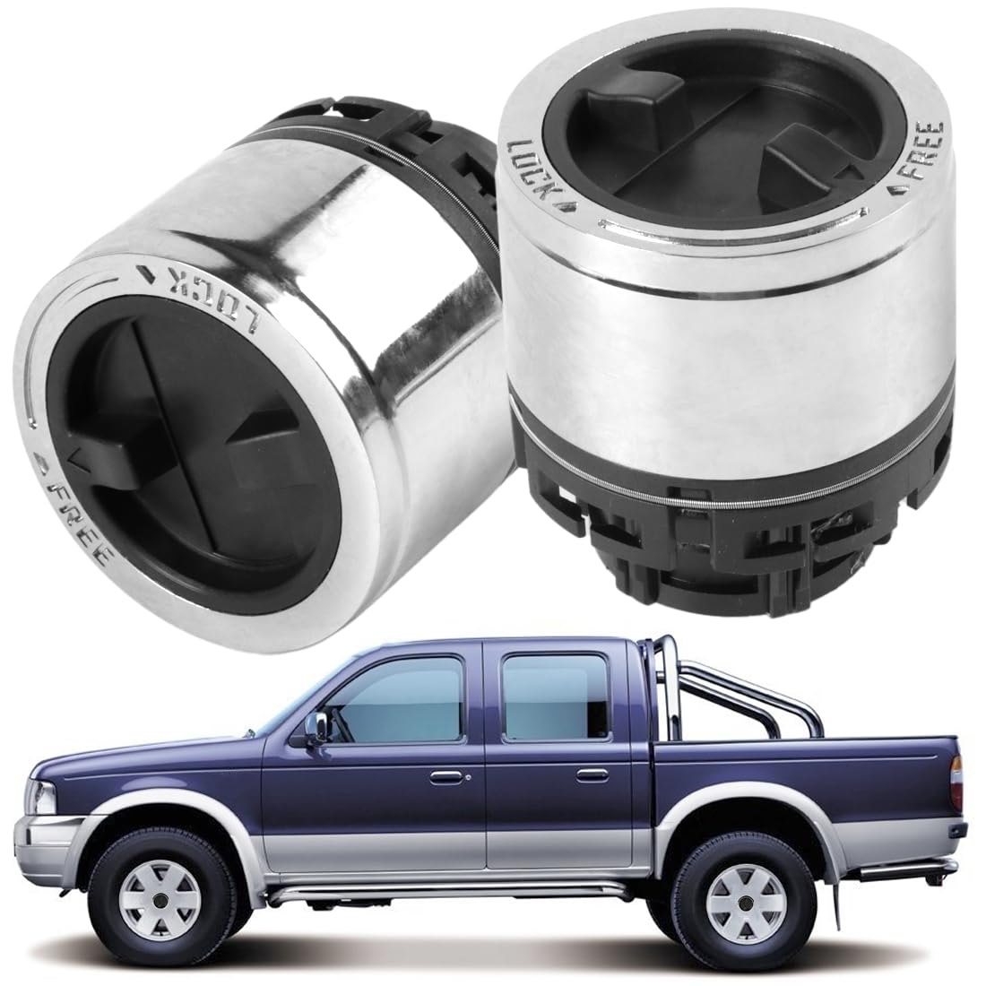 SleYuYir 4WD Manual Locking Hub - Wheel Hub Assembly, Compatible with ...