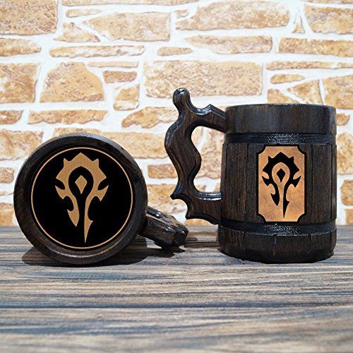 Horde Mug, World Of Warcraft Beer Mug, WOW Geek Gift Tankard ...