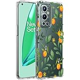 Amazon.com: Unov Case Compatible with OnePlus 9 5G Clear with Design Soft TPU Shock Absorption ...