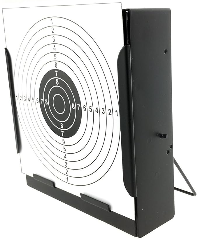 Airsoft magic Metal Box BB Catcher Target with 20 Paper Targets for AEG ...