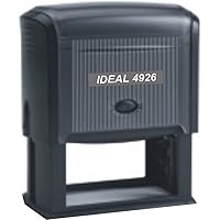 Amazon.com : Extra Large Self Inking Stamp - Custom Text Message - Up to 4 Lines of Large Text ...