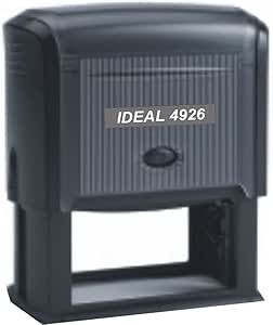 Amazon.com : Extra Large Self Inking Stamp - Custom Text Message - Up to 4 Lines of Large Text ...