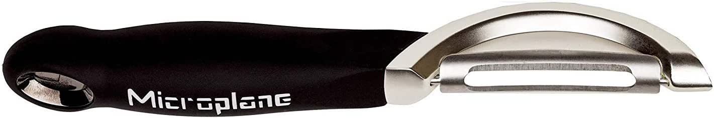 Amazon.com: Microplane Professional Peeler Stainless steel/Black for ...