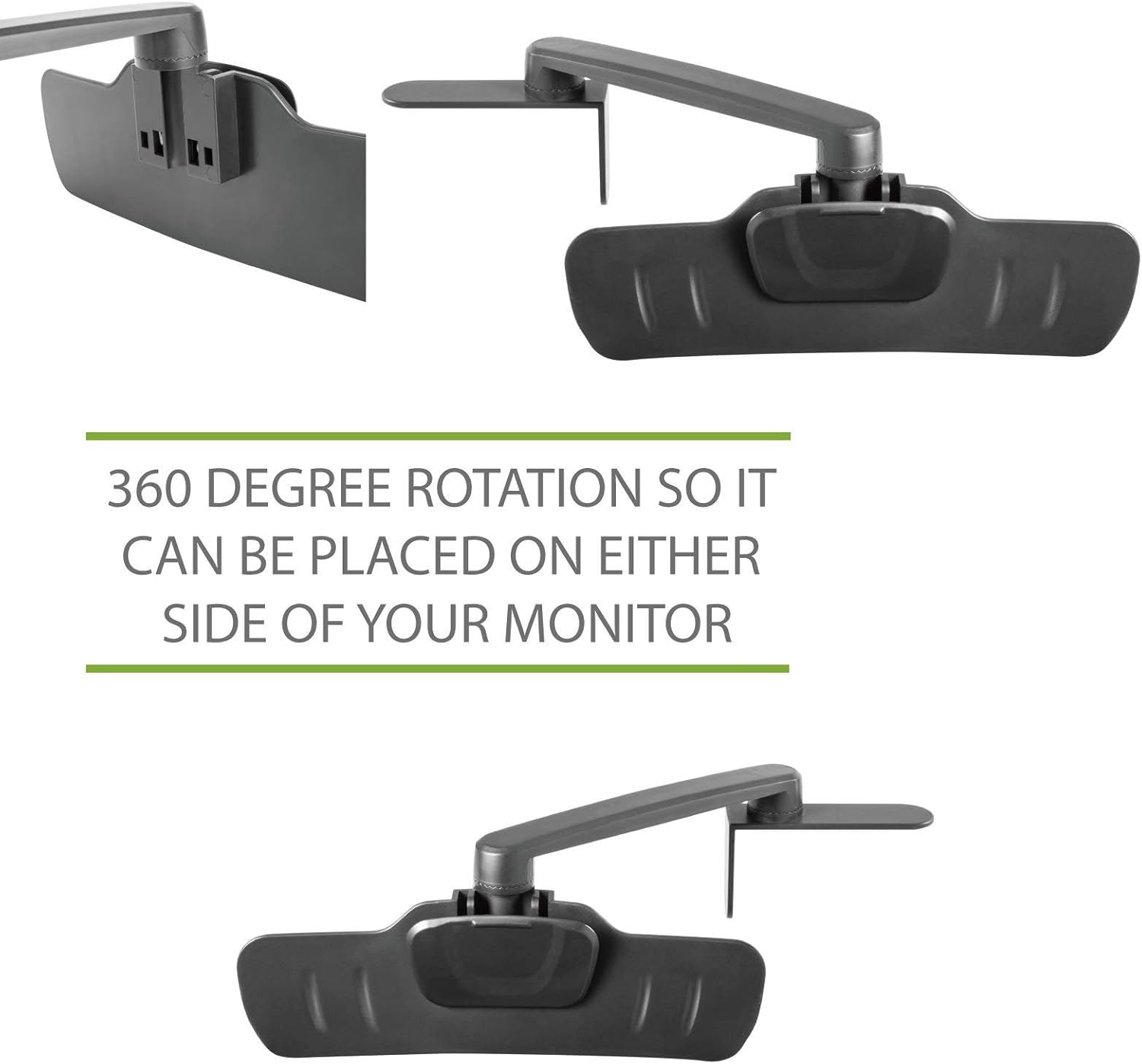 Allcam Over Monitor Paper Clip Document Holder Arm Ergonomic Document ...