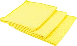 Amazon.com: The Rag Company - Standard Waffle Weave Microfiber Towels ...