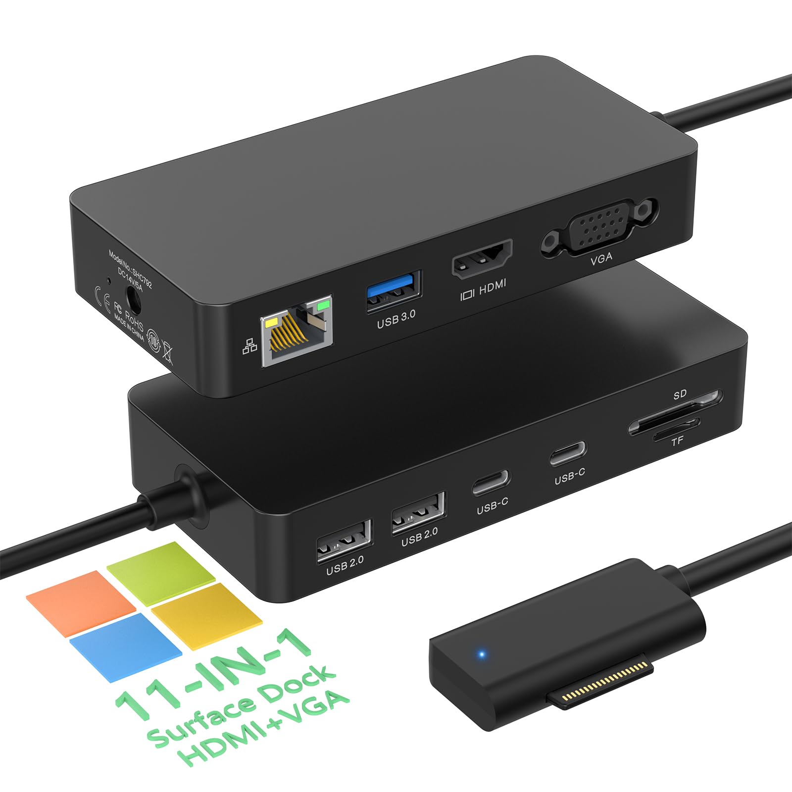 Mua Microsoft Surface Dock Dual Display 4K HDMI+VGA - 11 in 1 Surface ...
