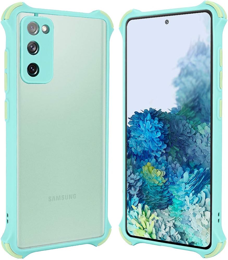 Ownes Carcasa compatible con Samsung Galaxy S20 FE para Samsung S20 FE transparente esmerilado ...