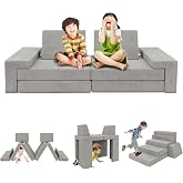 Amazon.com: Erament 18PCS Modular Kids Play Couch - Junlge Theme ...
