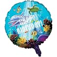 Amazon.com: Creative Converting Ocean Party Metallic Balloon, 18-Inch ...