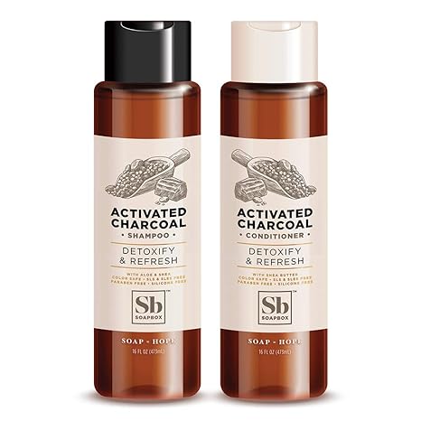 Amazon.com : Soapbox Shampoo and Conditioner Set, 2 Pack, Activated ...