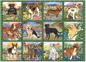 Amazon.com: Dogs, Dogs, Dogs! 1000 Piece Puzzle: Toys & Games