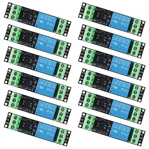 12Pcs 1 Channel Optocoupler Relay High Level Driver Module Optocoupler Relay Module Isolated ...