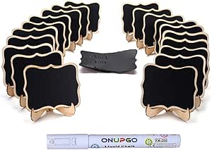 Amazon.com : ONUPGO 20 Pack Mini Chalkboard Signs with 1 Liquid Chalk ...