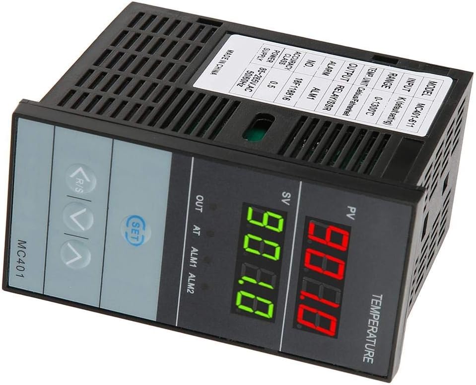 Temperature Aeloa Digital PID Temperature Controller Relay Thermostat SSR Output Thermoregulator ...