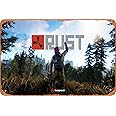 Amazon.com : Wall Decor Sign - Rust Game Facepunch Logo Gaming Poster ...