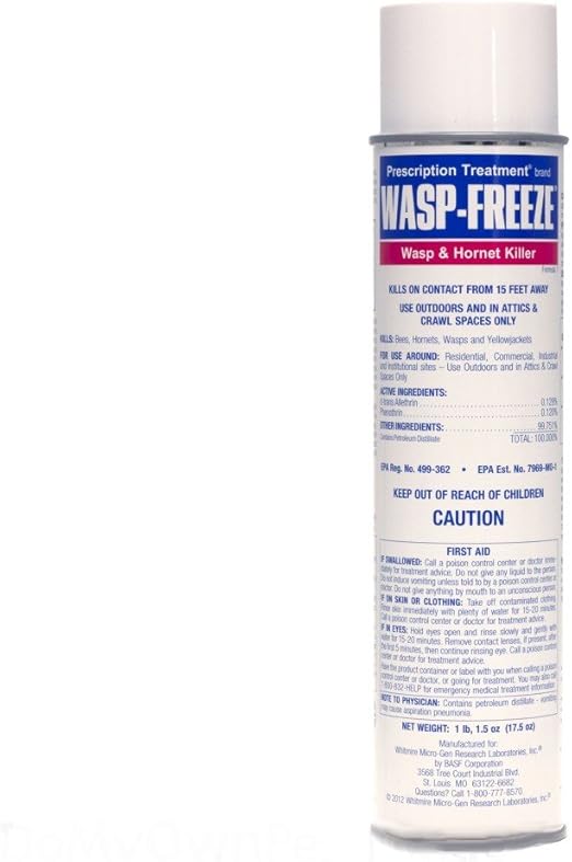 Wasp Freeze Aerosol - 17.5 oz. can Whitmire Micro-Gen Wasps & Hornets ...