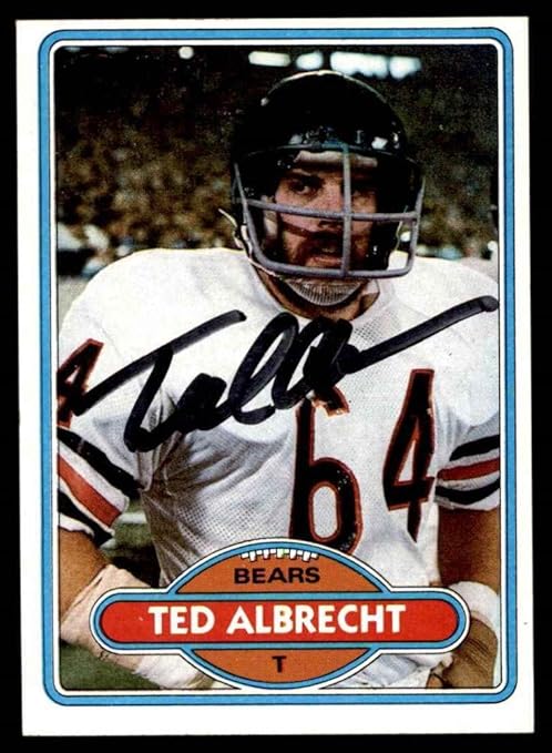 Amazon.com: 1980 Topps # 519 Ted Albrecht Chicago Bears (Football Card ...
