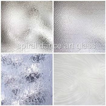 Amazon.com : CLEAR TEXTURED Glass Variety (6" x 8") Pack 8 Sheets ...