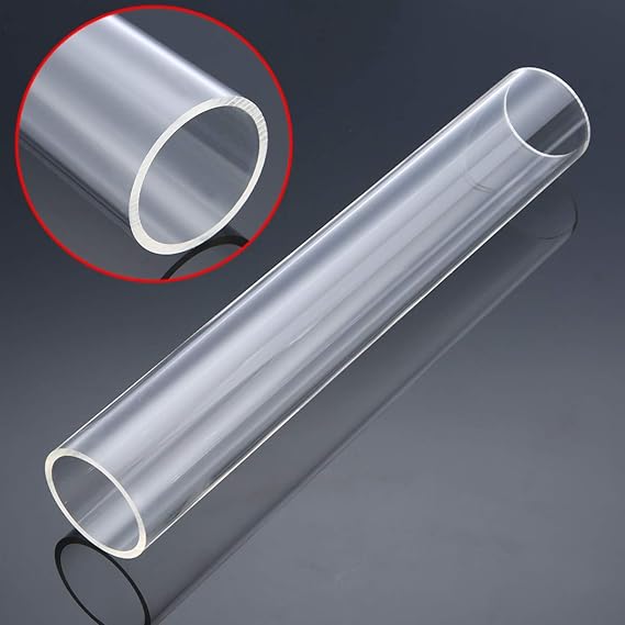 1Pcs Transparent Acrylic Plexiglass Lucite Tube 50mm OD 43.75mm ID ...