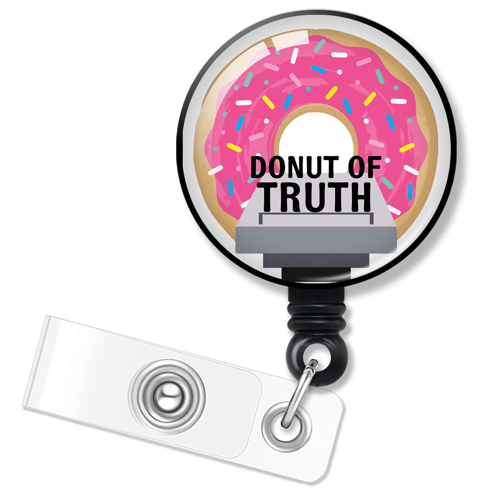 Mua ERHACHAIJIA Donut of Truth Retractable Badge Holder with Alligator ...