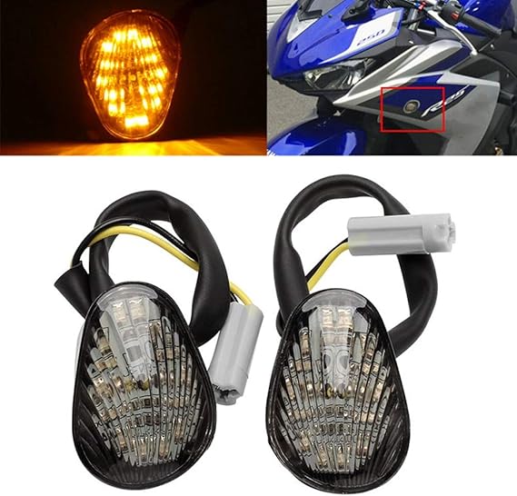 Amazon.com: 1Pair Smoke LED Flush Mount Turn Signals Indicators ...