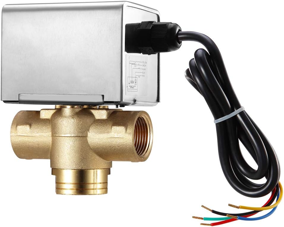 VALEMO V33B3-A3S 3-Port MOTORISED Zone Valve Normally Closed 3/4″ BSP ...