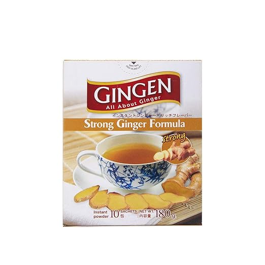 Amazon.com : GINGEN Instant Ginger Tea, Herbal Drink, Strong Formula ...