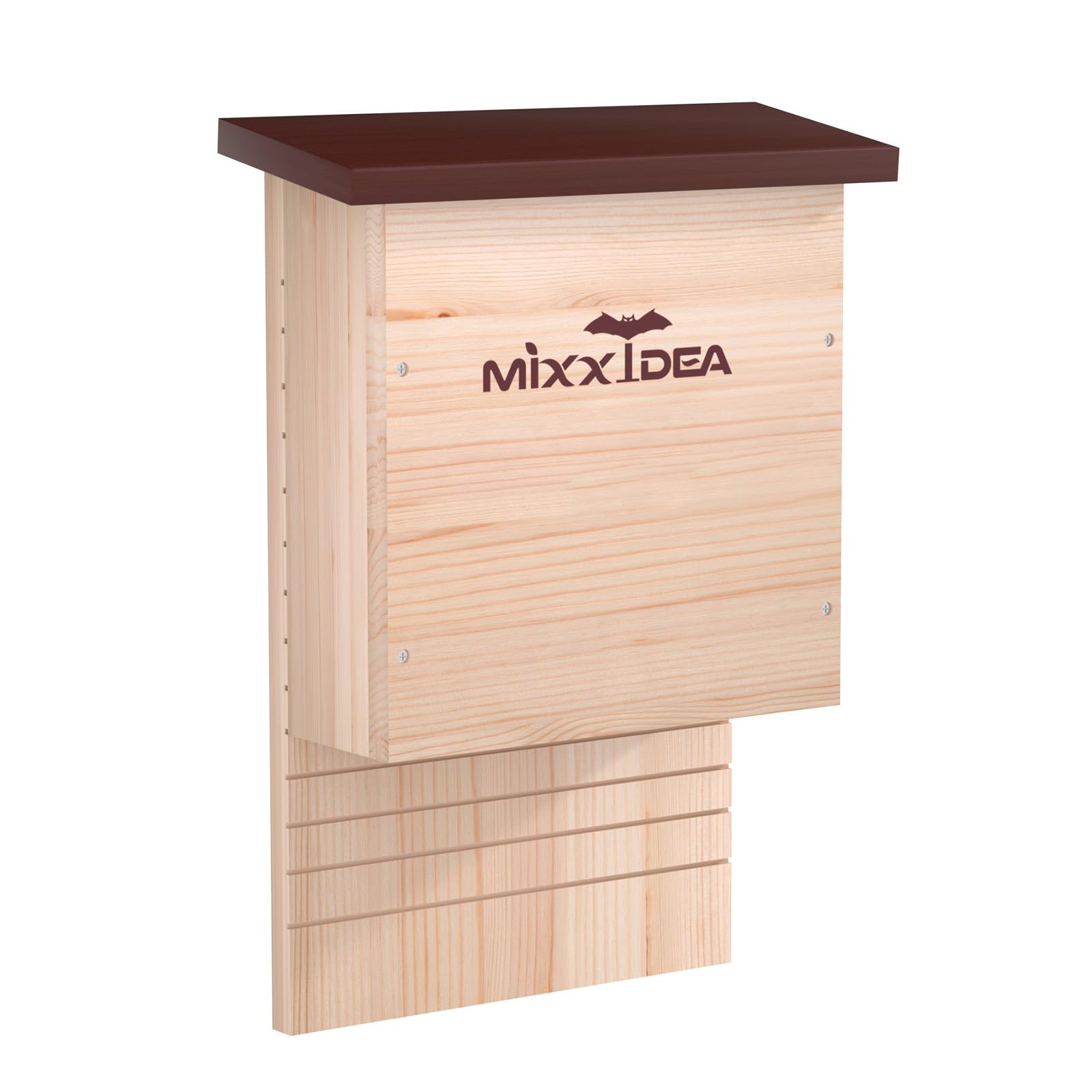 MIXXIDEA Bat House Bat Box Double Chamber Outdoor House Nursery Bat ...