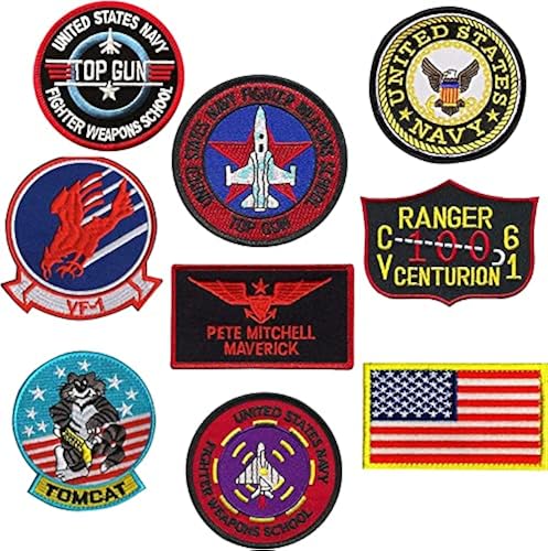 Top Gun Patches United States Top Gun Air Force Navy Marine Army Movie ...
