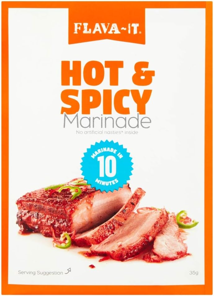 Flava-It Hot and Spicy Marinade, 35g: Amazon.co.uk: Grocery