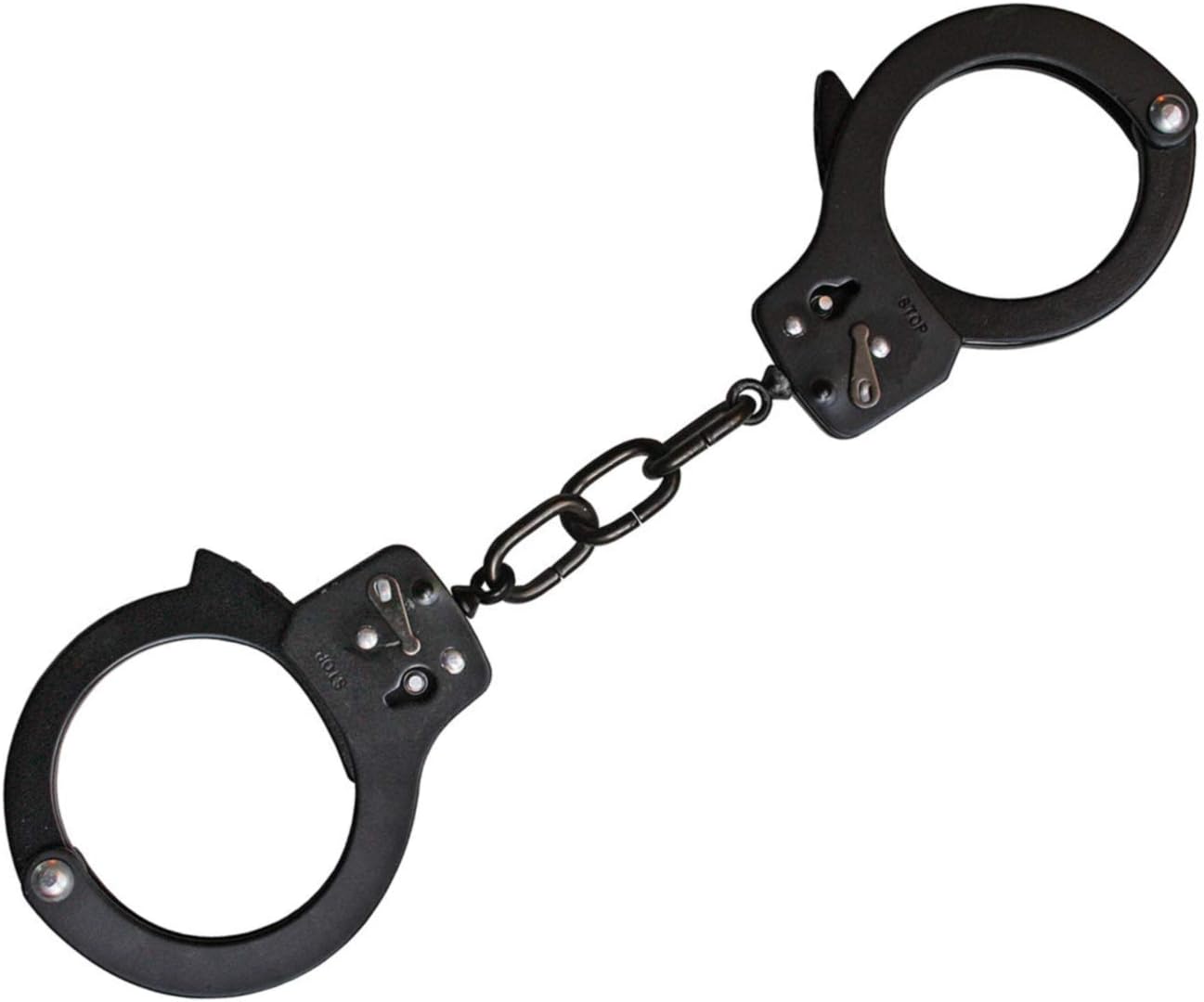 Eva Shop® Premium metal handcuffs with locking lever including 2 keys ...