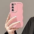 Amazon.com: UEEBAI Wave Frame Case for Samsung Galaxy S24 FE 5G Phone Case, Cute Wave Frame Slim ...