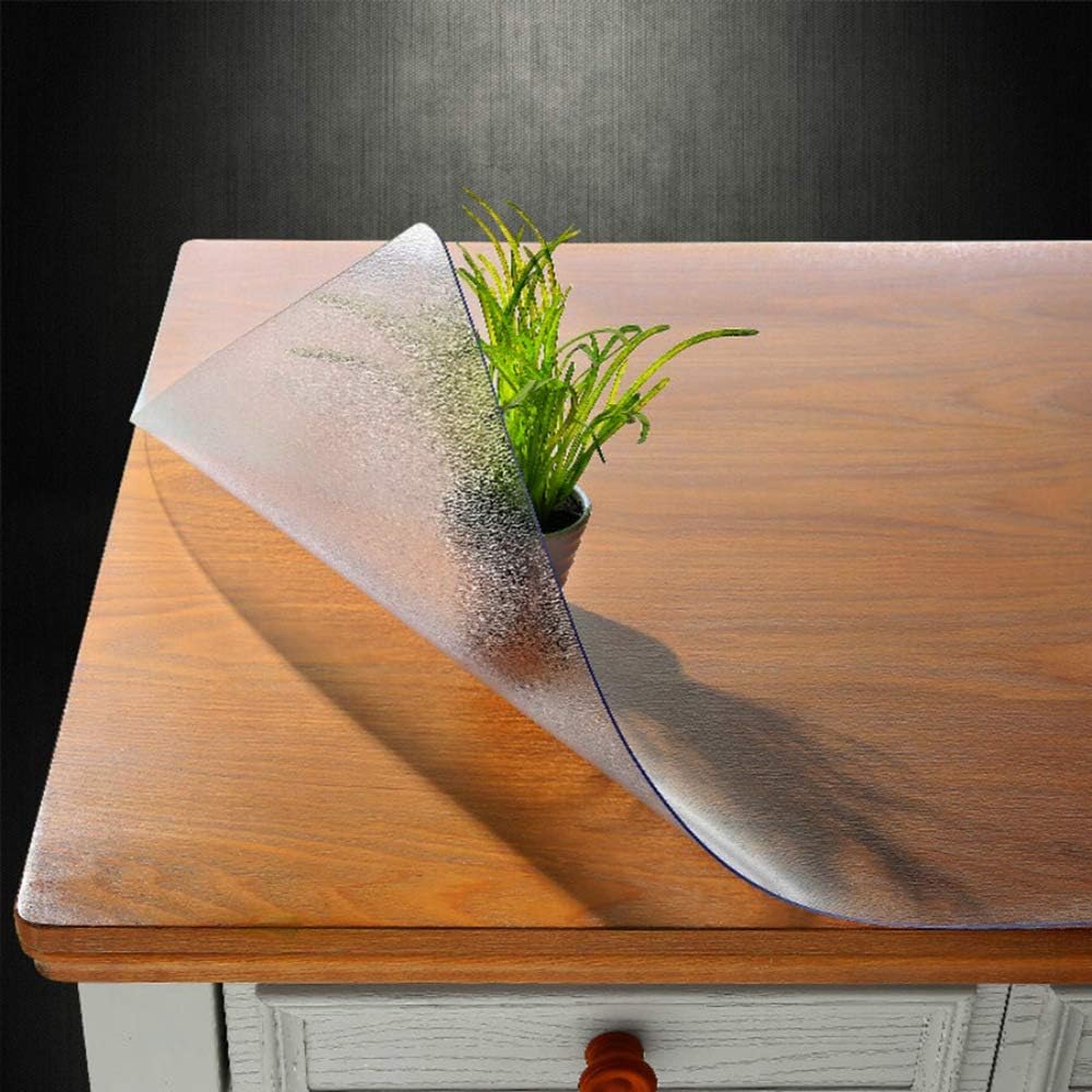 Amazon NECAUX Custom Multisize 1 5mm Thick Frosted PVC Table Cover Protector 30 X 44 Inch 