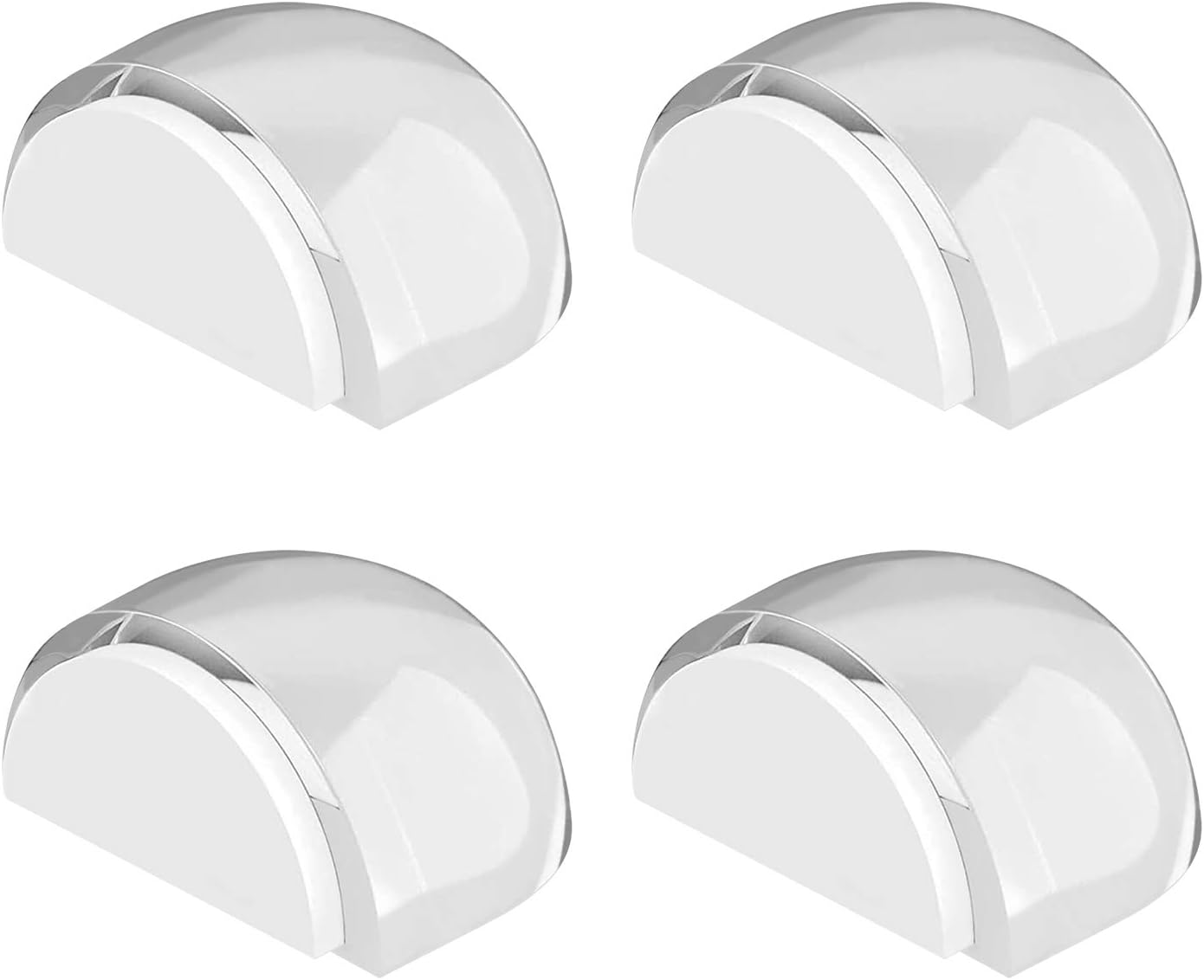 Clear Door Stopper 4 Pack Self Adhesive Door Stops Anti-Collision ...