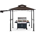 Amazon.com : ABCCANOPY Grill Gazebo with Extra Awning - 11x5 Outdoor ...
