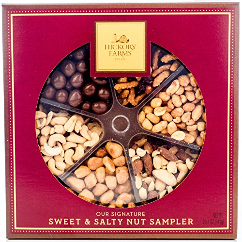Hickory Farms Nuts Gift Set Box Prime Holiday Sampler with Savory ...