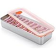 Amazon.com: BSTKEY Bacon Container for Refrigerator, 304 Stainless Steel Airtight Deli Meat ...