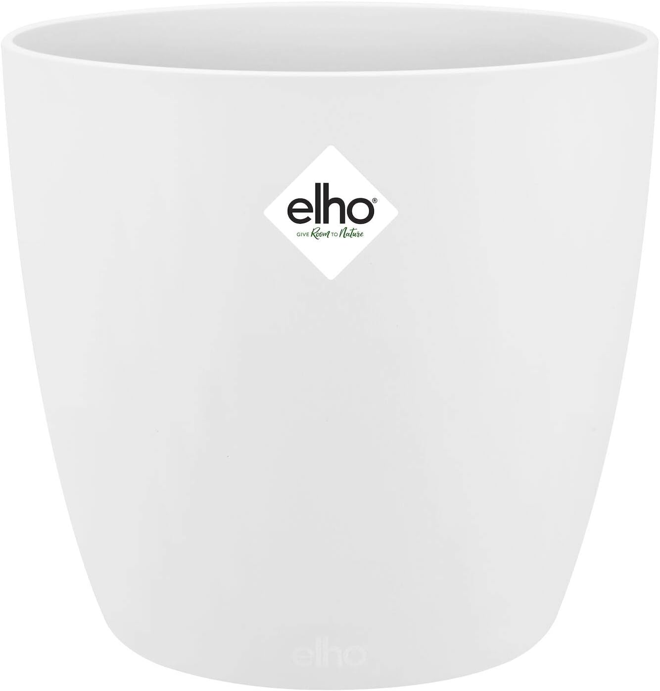 Elho Brussels Round Flower Pot, White, 30 cm – BigaMart