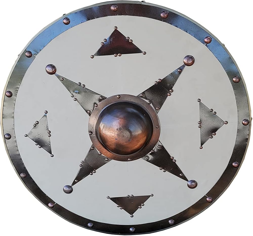 Amazon.com: King Solomon Star of David Medieval Round Wooden Knights ...