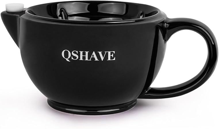 Amazon.com: QSHAVE Shaving Scuttle Mug - Keep Lather Always Warm ...