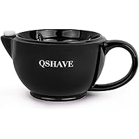 Amazon.com: QSHAVE Shaving Scuttle Mug - Keep Lather Always Warm Large ...
