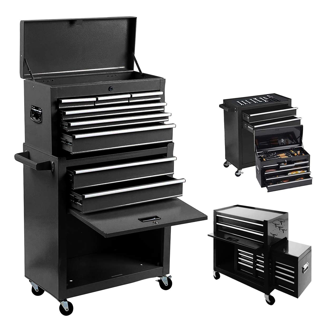 Buy 8-Drawer Large capacity Tool Chest,Rolling Tool Chest and Tool Box ...